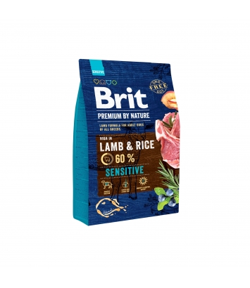 Brit Premium By Nature Sensitive Lamb 3kg / Brit Premium By Nature ...