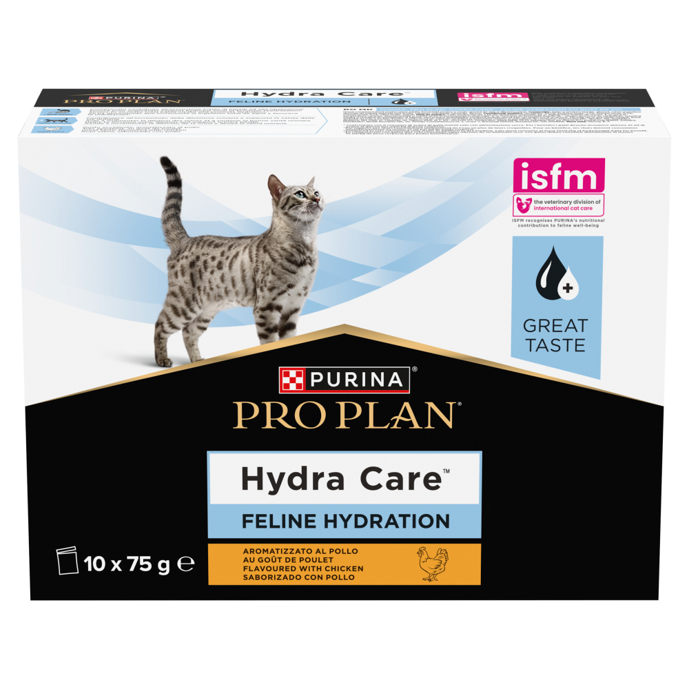 Pro Plan Veterinary Cat Hydra Care Chicken 10x75g / Pro Plan Veterinary ...